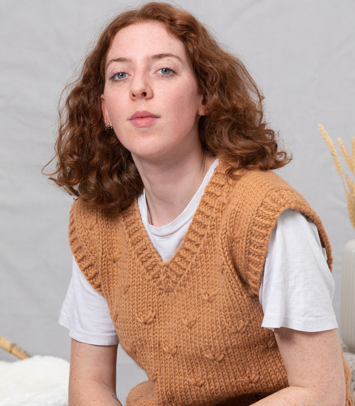 Modèle tricot PDF - Pull Débardeur Astrid - Pelotedelaine